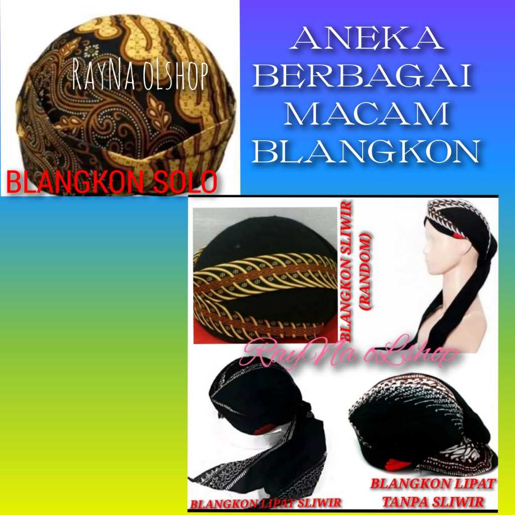 Jual BLANKON BELANGKON BLANGKON LIPAT TANPA SLIWIR | BLANGKON SOLO ...
