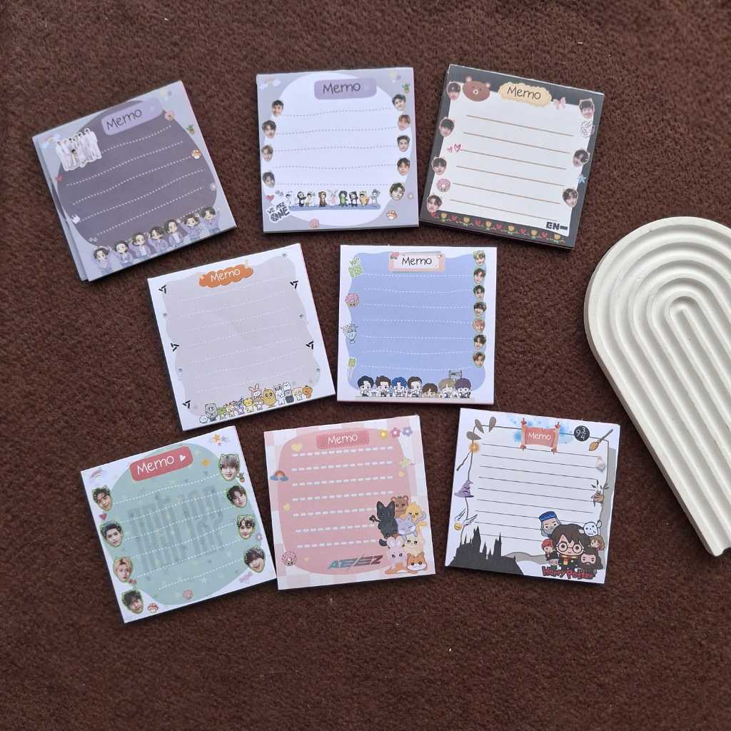 Jual Memo Notepad KPOP Harry Potter NCT BTS Notes Catatan Memopad ...