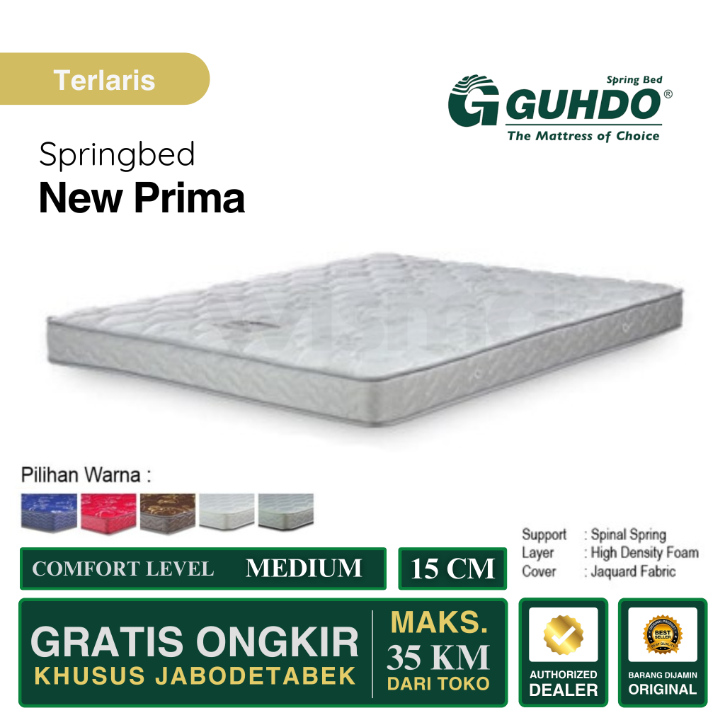 Jual GUHDO New Prima T15 Kasur Springbed | Shopee Indonesia