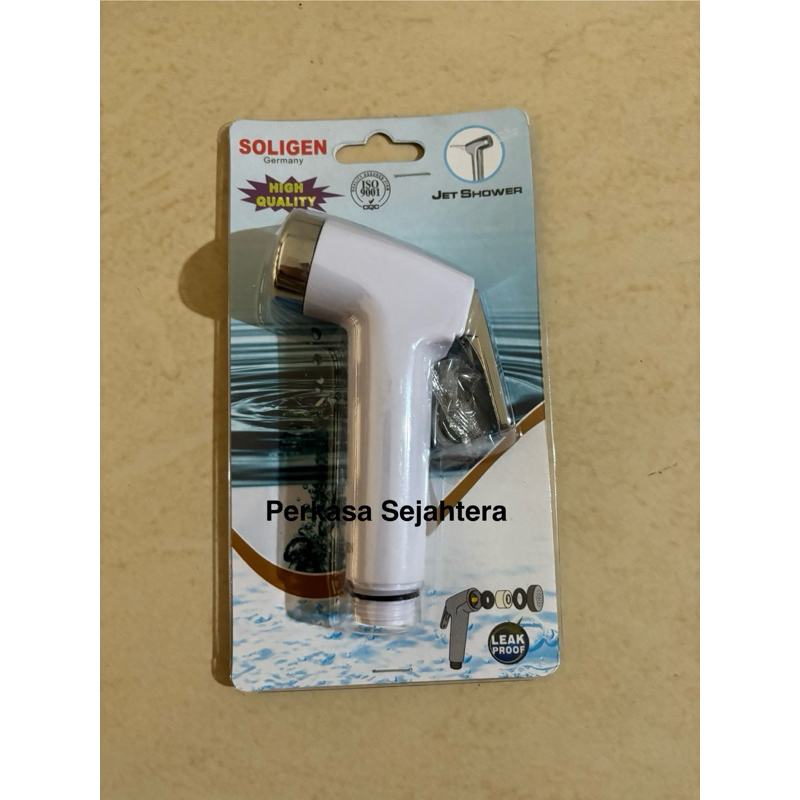 Jual Kepala Jet Shower Soligen warna Putih / Kepala semprotan Soligen bagus | Shopee Indonesia