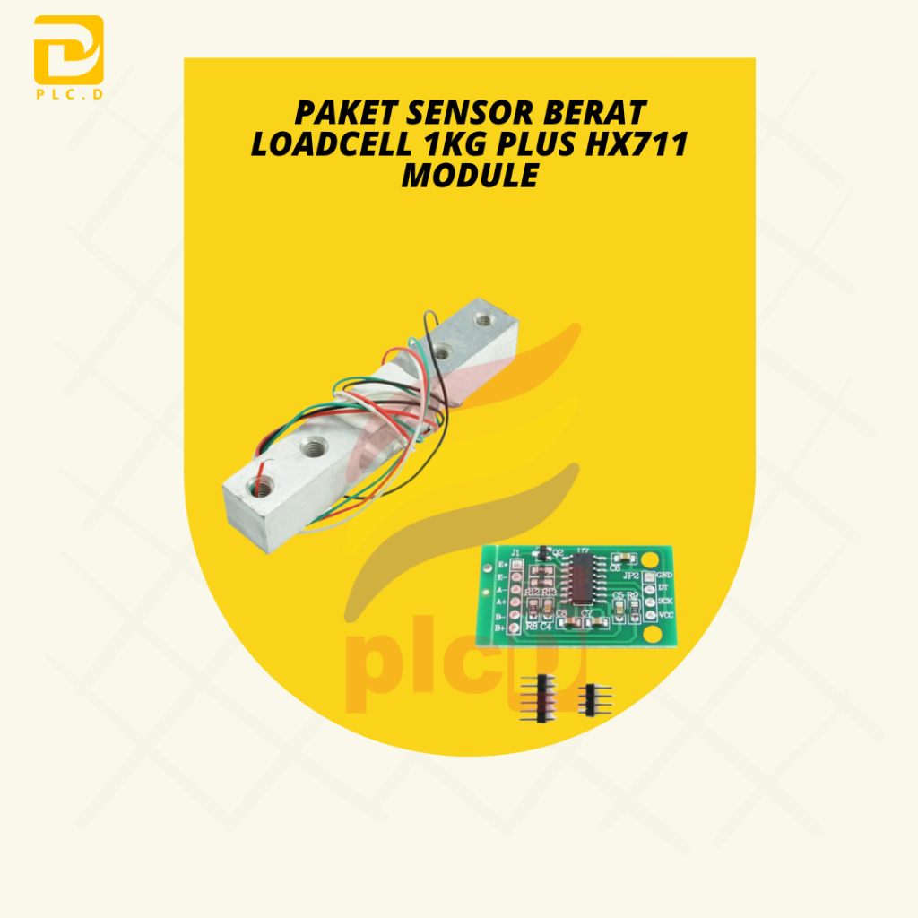 Jual Paket Sensor Berat Loadcell 1Kg plus HX711 Module | Shopee Indonesia
