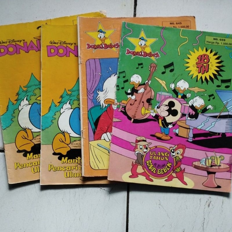 Jual Majalah Donal Bebek Tahun 1992 & 1994 (edisi hampir urut) | Shopee Indonesia