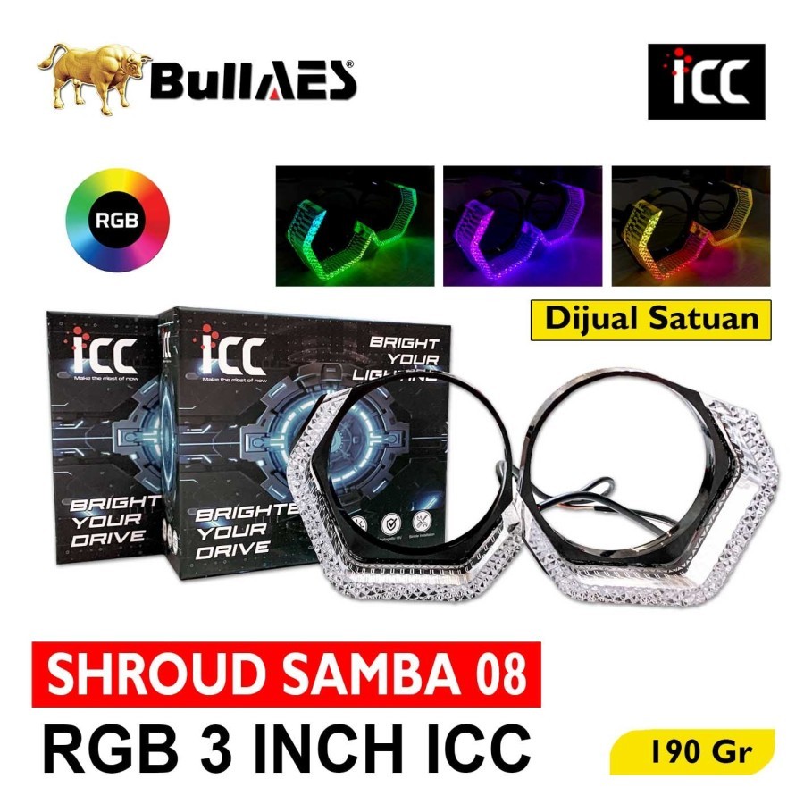 Jual Shroud RGB Samba 08 09 3 Inch Kristal 5D Diamond Cutting Merk ICC ...
