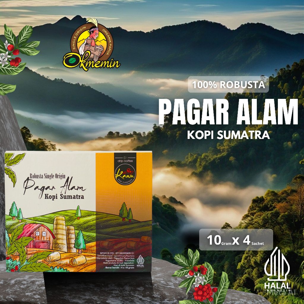 Jual KANO Drip Coffee — Robusta Pagar Alam Premium FREE EMAS 24K ...