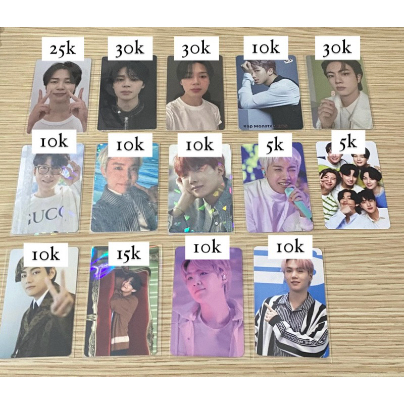 Jual Photocard Official Dicon BTS Namjoon Jin Yoongi Jhope Jimin Taehyung Jungkook | Shopee ...