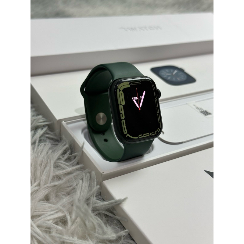 Jual Apple watch iwatch series 7 41/45mm Green Red Midnight Starlight ...