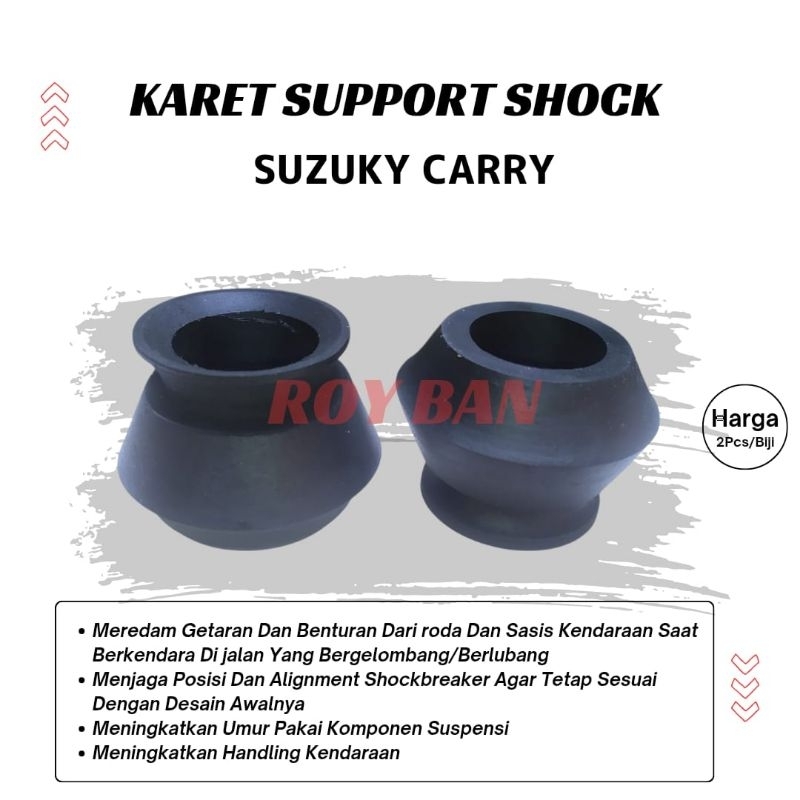 Jual Karet Support Shockbreaker Depan Carry Harga 1Set(2Biji) | Shopee ...