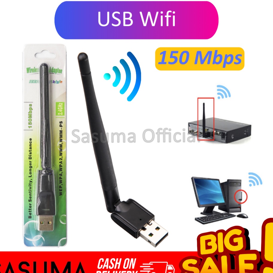 Jual Big Sale SASUMA USB Wifi MT 761 for Set Top Box DVB T2 TV Digital ...