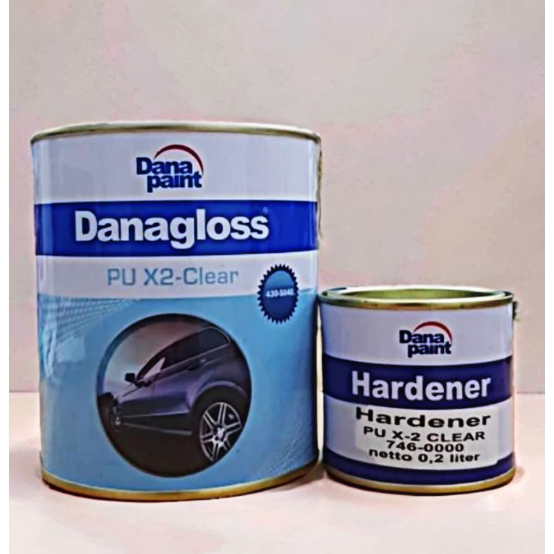 Jual Danagloss PU Clear X2 2 Komponen Clear Coat 1 Liter | Shopee Indonesia