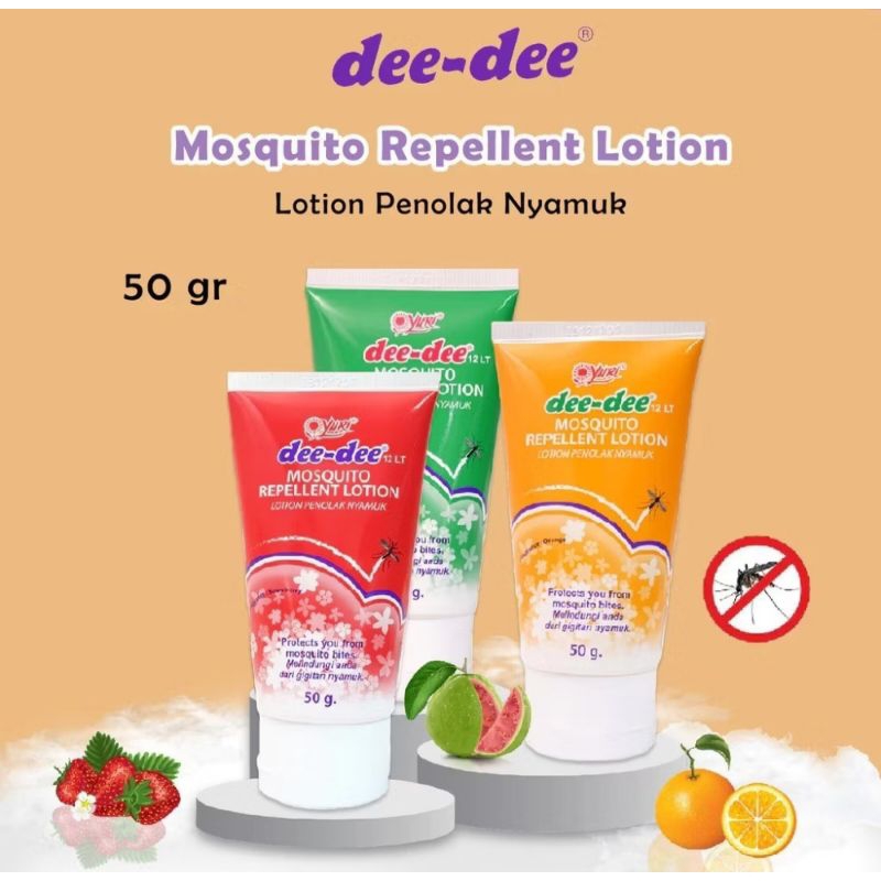 Jual Dee Dee Mosquito Repellent Lotion Anti |Lotion Penolak Nyamuk Tube ...