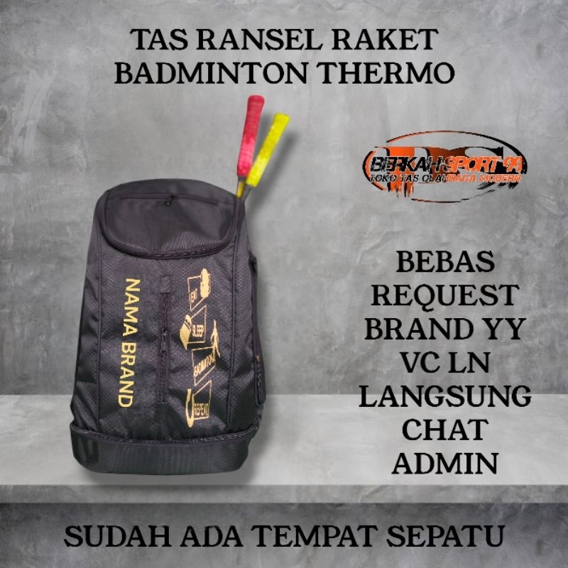 Jual Tas ransel raket badminton bulutangkis alumunium foil model YY VC ...