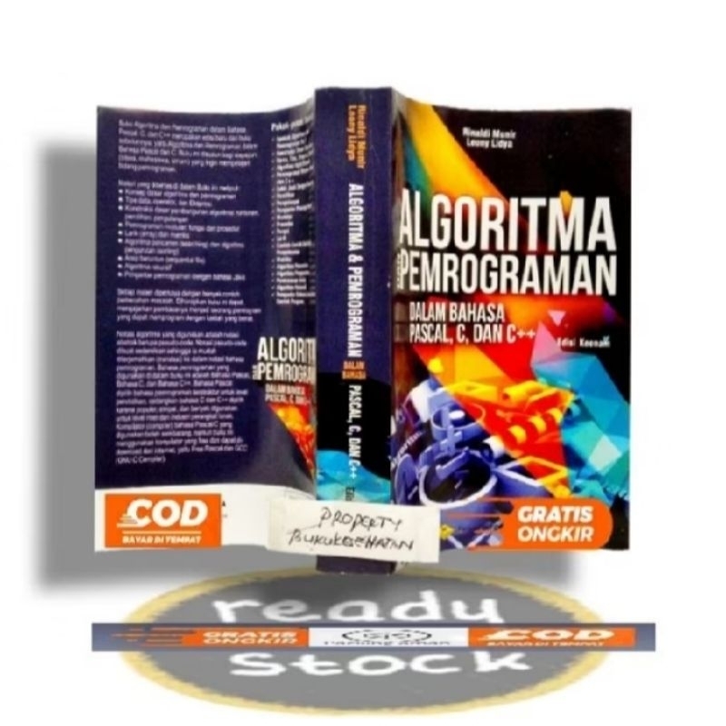 Jual BUKU ALGORITMA DAN PEMROGRAMAN dalam BAHASA PASCAL, C dan C++ ...