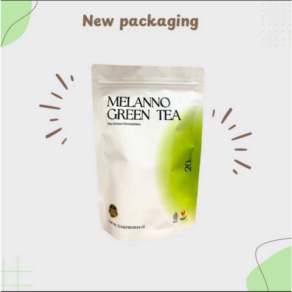 Jual Melanno Green tea plus extract formulation isi 20pcs | Shopee ...