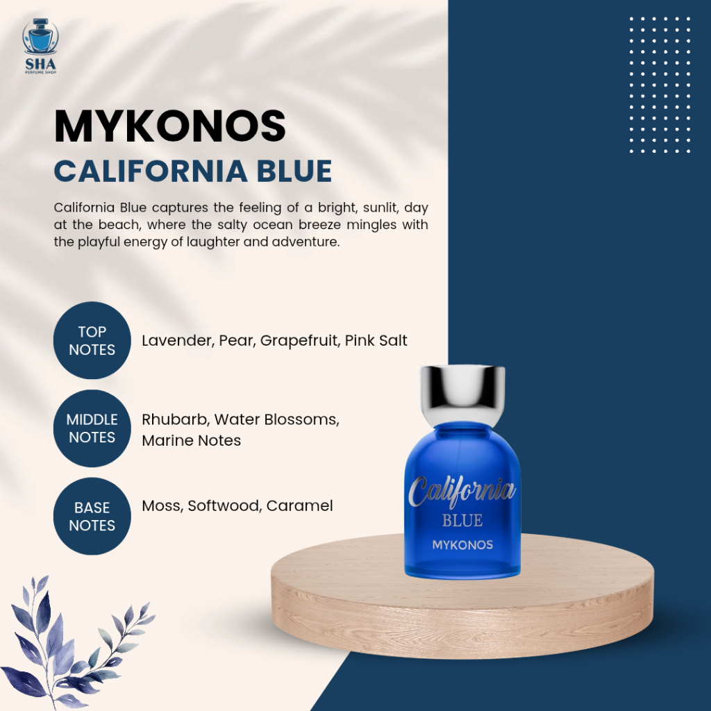 Jual Mykonos California Blue 50ml | Shopee Indonesia