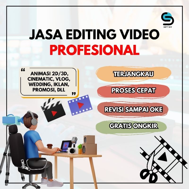 Jual JASA EDITING VIDEO PROFESIONAL CEPAT DAN BERKUALITAS | Shopee ...