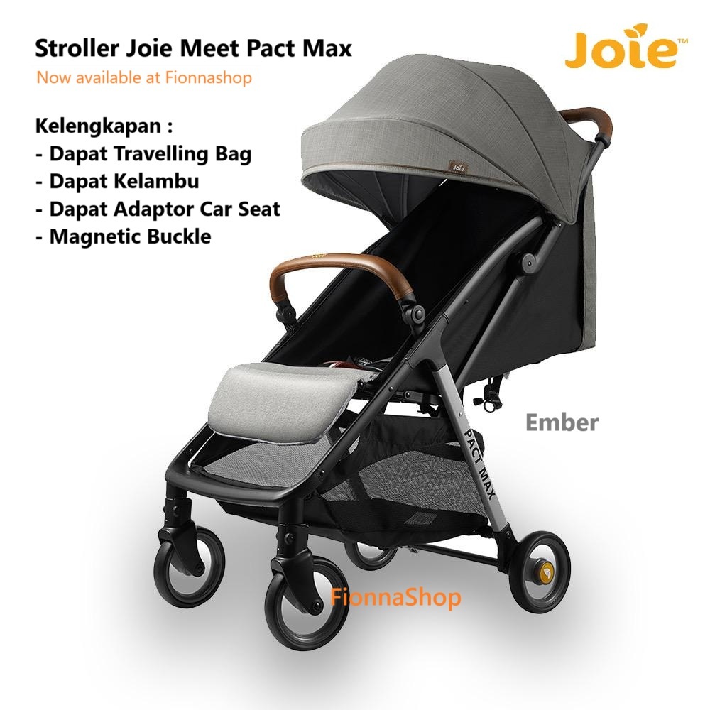 Jual Stroller Joie Meet Pact Max With Magnetic Buckle Cabin Size Kereta ...