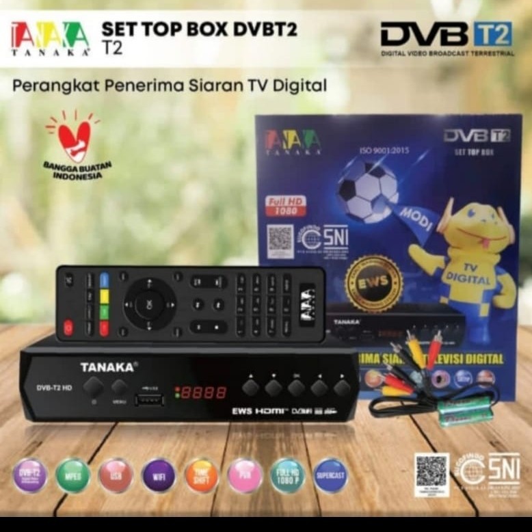 Jual STB DVB T2 DVBT2 DVB-T2 JURASSIC SET TOP BOX DIGITAL TANAKA ...