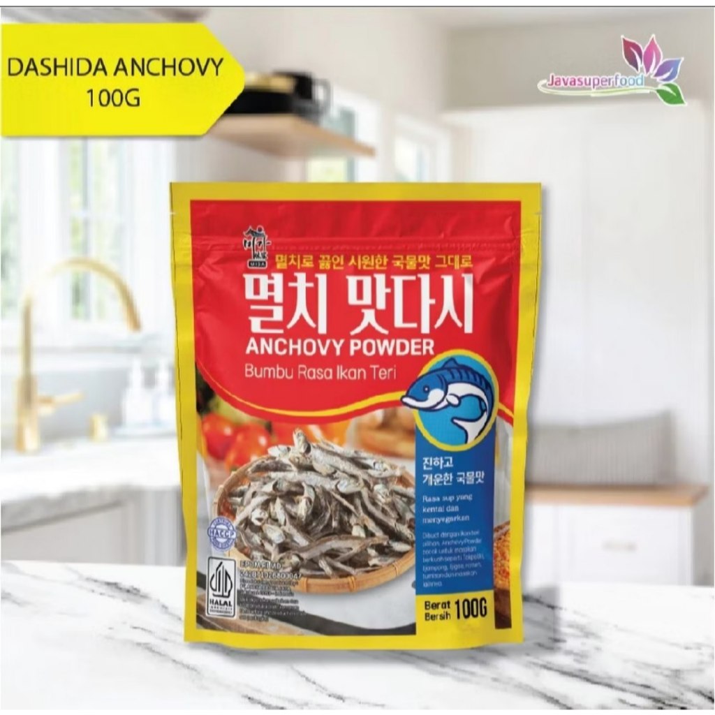 Jual Dashida Anchovy Powder - Bumbu Bubuk Rasa Ikan Teri - Anchovy Soup ...