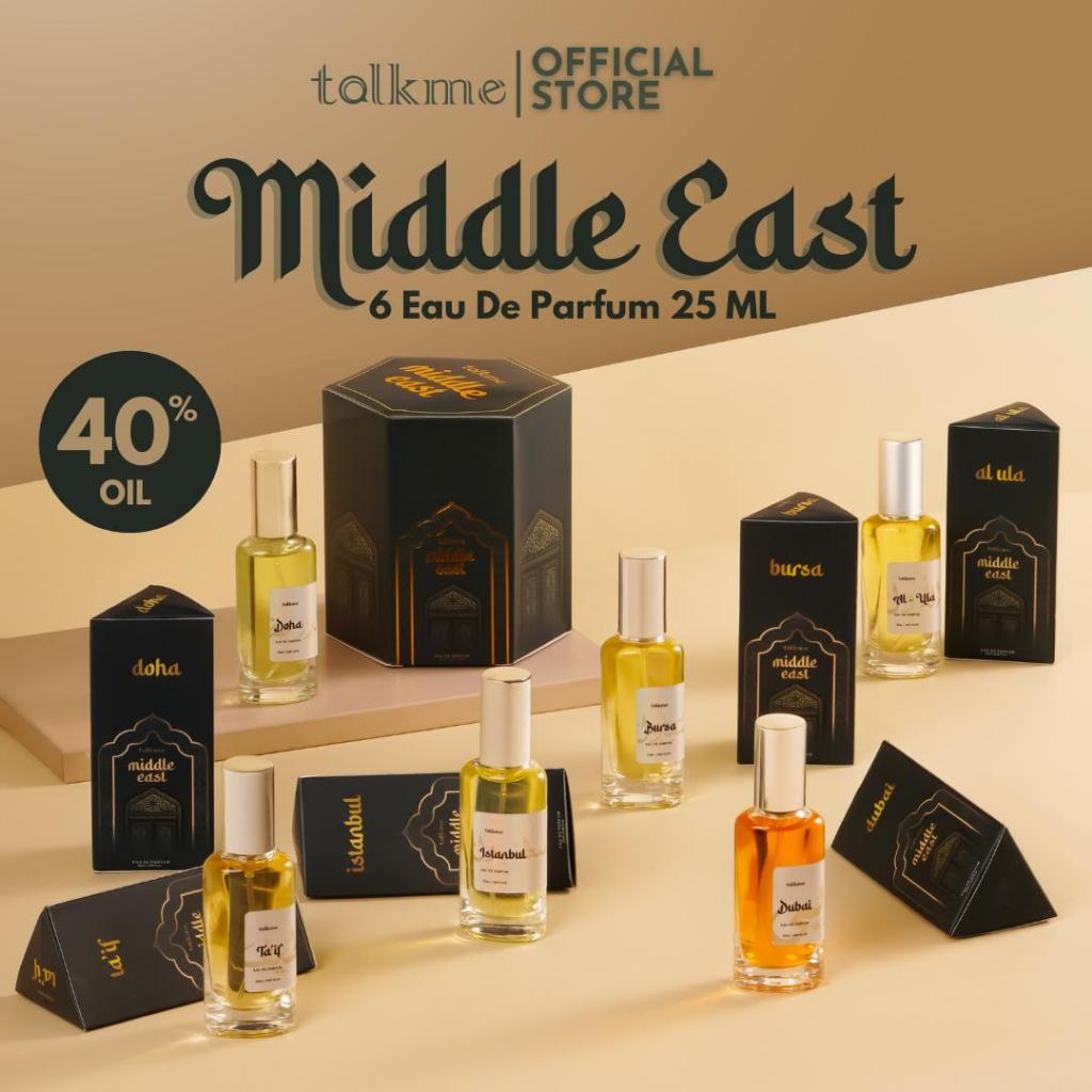 Jual Talkme Middle East Series 25ml Eau De Perfume (isi 6 Parfum ...
