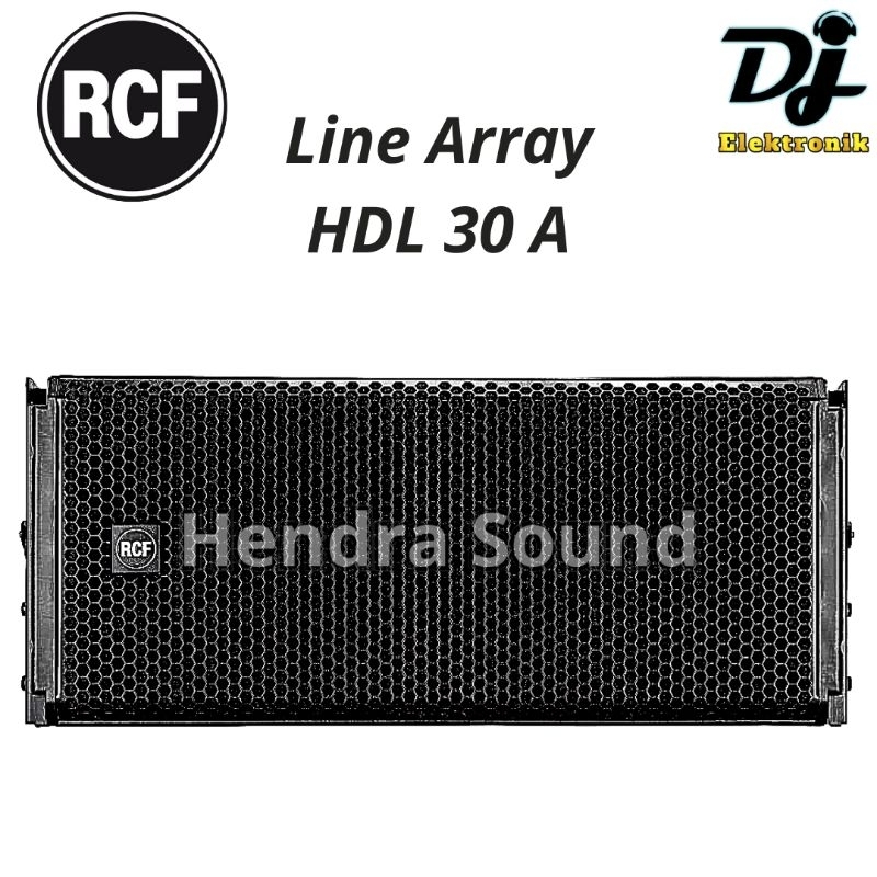 Jual RCF HDL 30A / HDL30 A - Speaker Line Array Aktif 10 inch × 2 (ORI ITALY) | Shopee Indonesia