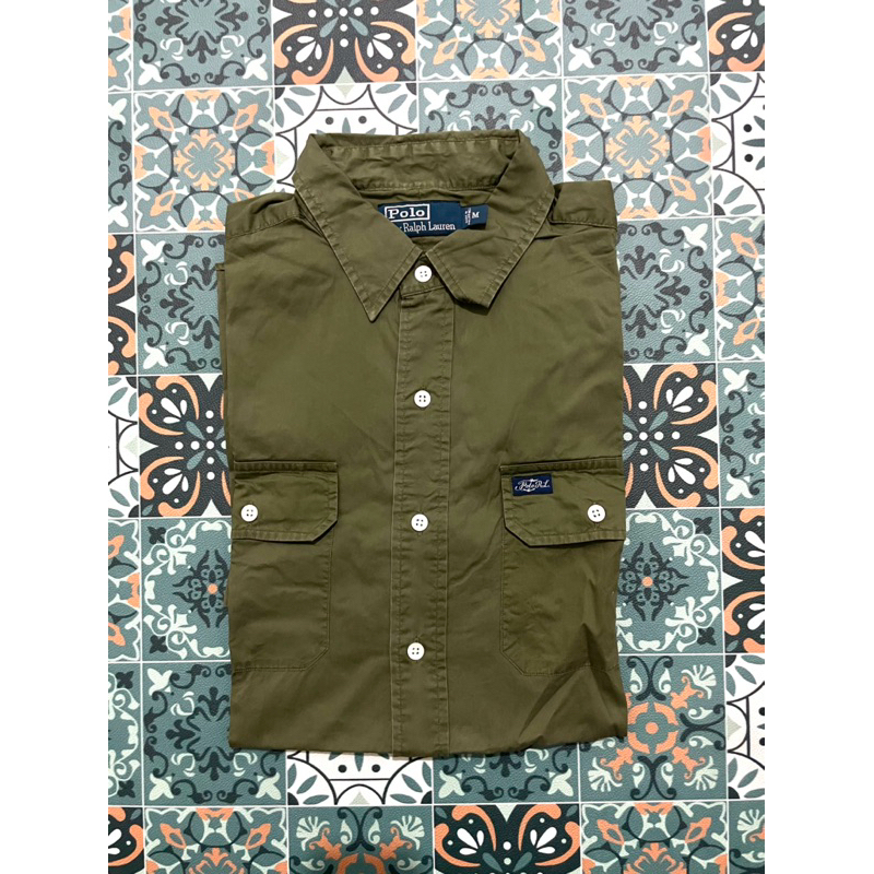 Jual Military Shirt Polo Ralp Laurent | Shopee Indonesia