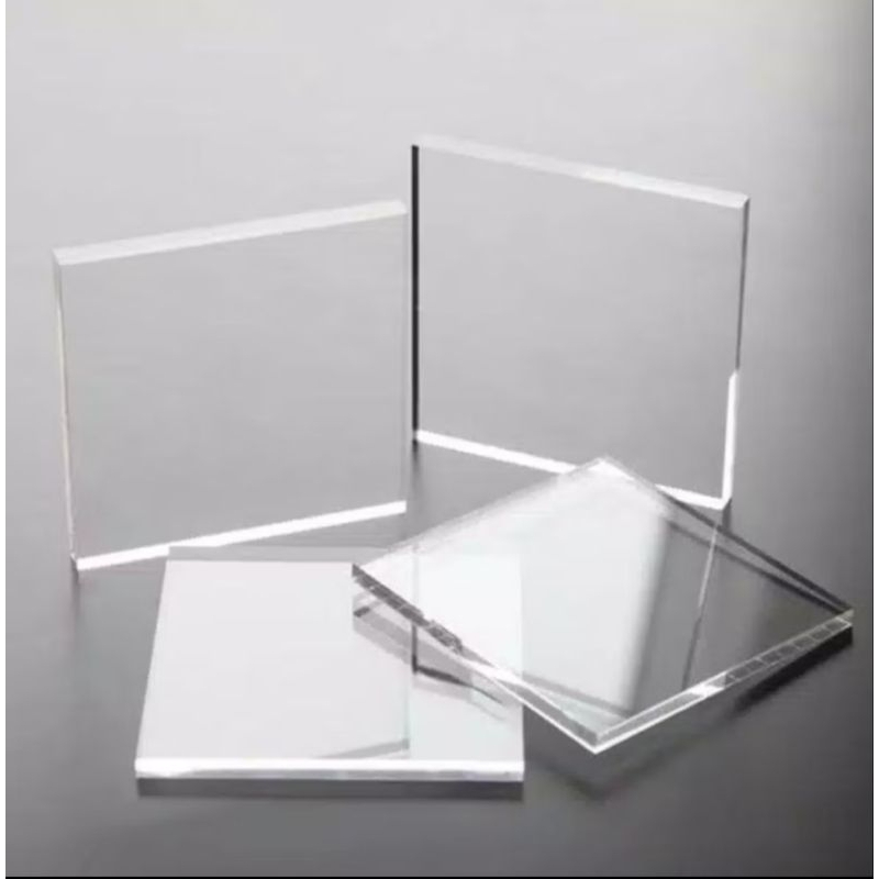 Jual akrilik sheet clear 3mm x 60cm x 60cm akrilik bening polos ...