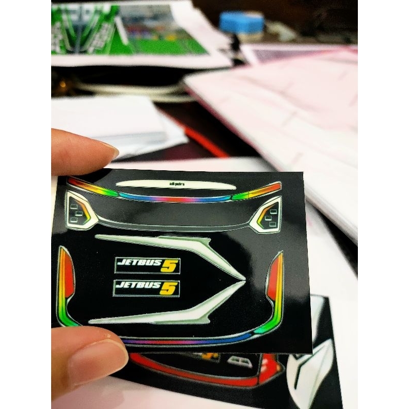 Jual stiker headlamp bis jetbus3 | head lamp miniatur jetbus5 | Shopee ...