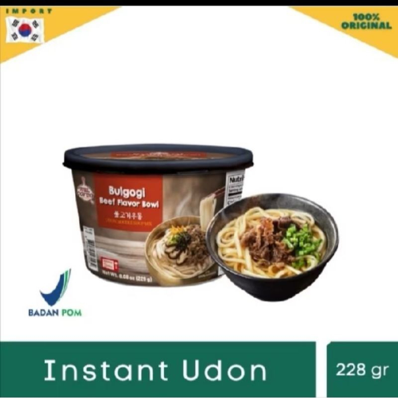 Jual udon instant-mie instan korea-228gr-bulgogi | Shopee Indonesia