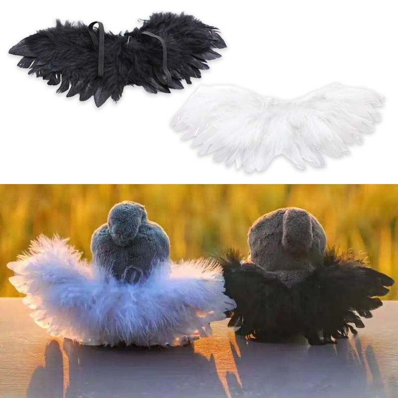 Jual Sayap Malaikat Putih Mini Sayap Peri Labubu Angel Devil Sayap ...