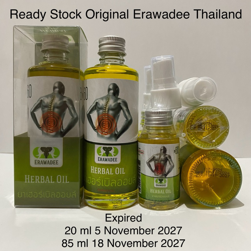 Jual Erawadee Herbal Spray No. 60 85 ml Original dari Thailand ...
