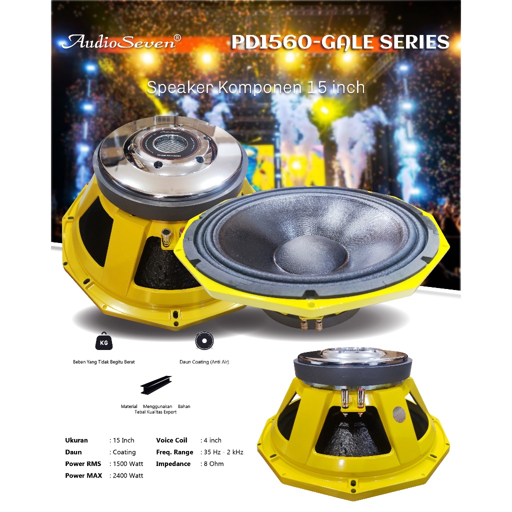 Jual Speaker Komponen Audio Seven Gale Series Original High Quality ...