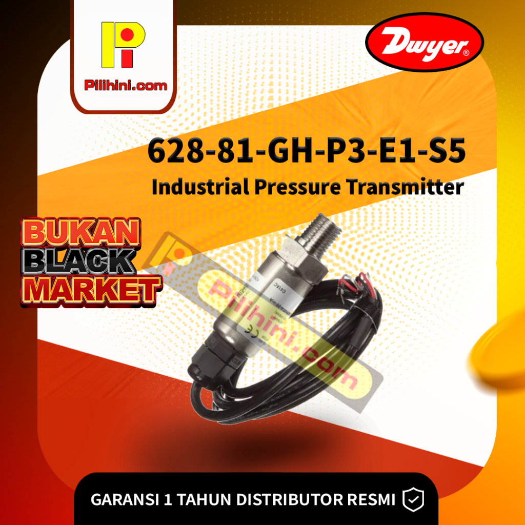 Jual Dwyer 628-81-GH-P3-E1-S5 Series 628 Industrial Pressure Transmitter | Shopee Indonesia
