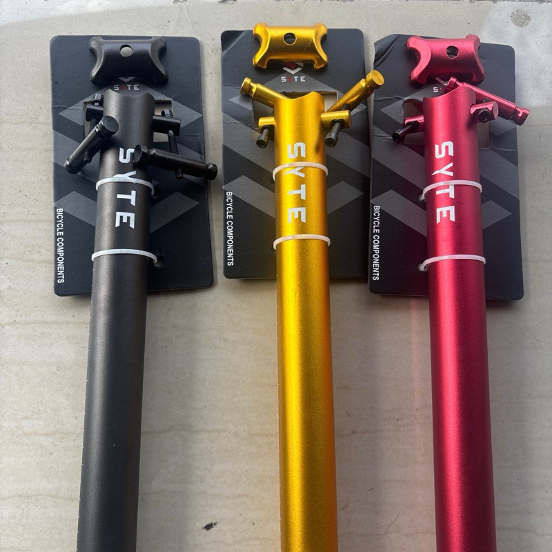 Jual seatpost syte 33,9 x 580mm alloy aloy seat post tiang saddle jok ...