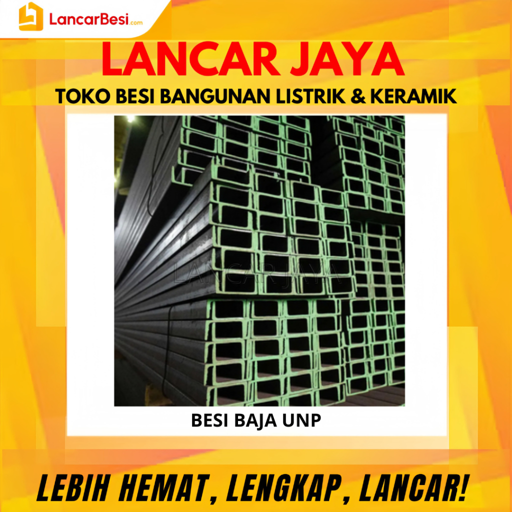 Jual Besi Baja UNP | Kanal U | Profil U | U Channel 50x32x5x6m ...