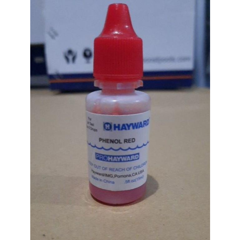 Jual REFILL TES KIT MERK HAYWARD 78 HR PH PHENOL RED (1 BOTOL = 15 ML ...