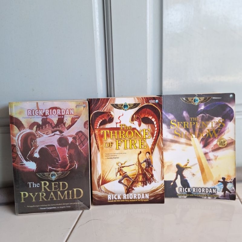 Jual [ORIGINAL] Paket Novel The Kane Chronicles : The Red Pyramid - The ...