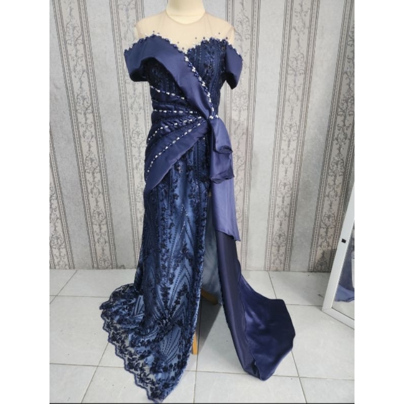 Jual Dress sabrina tile spingle / gaun mama bridesmaids / Baju pesta ...