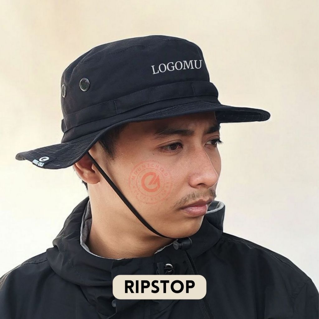 Jual Topi Rimba Premium Custom Desain Logo Sendiri Komunitas Outdoor ...