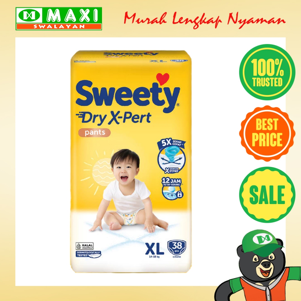 Jual Sweety Dry X-Pert Pants XL 38 | Shopee Indonesia