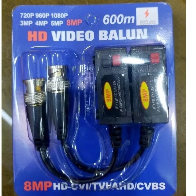 Jual VIDEO BALUN CCTV AKTIF 1CH SUPPORT 8MP AHD TVI CVI - BEST SELLER | Shopee Indonesia