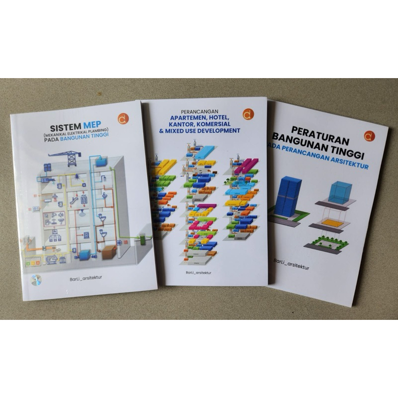 Jual Bundling 3 buku Perancangan Bangunan Tinggi: 1. Peraturan Bangunan ...