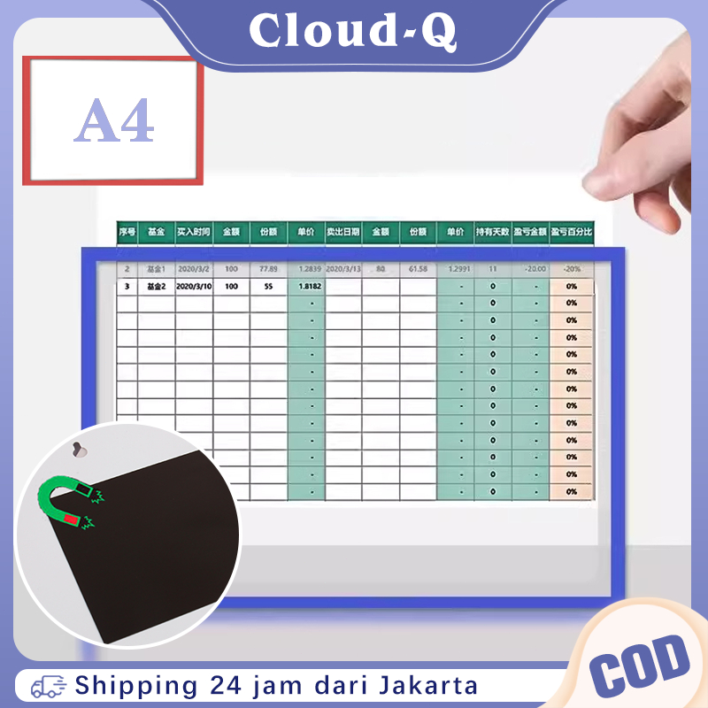 Jual Magnetic File Frame A4 Frame Foto Magnetik Bingkai Tampilan File ...