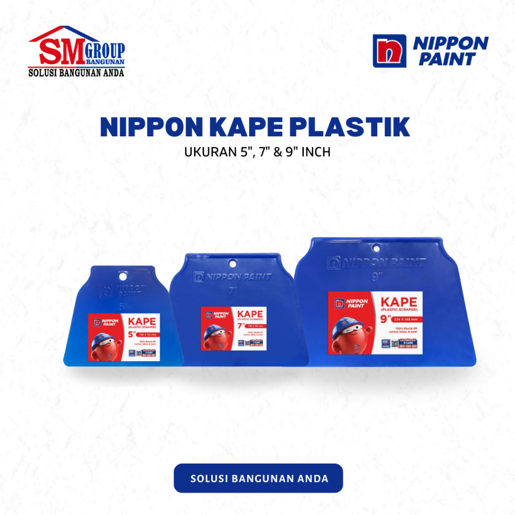 Jual KAPE PLASTIK NIPPON PAINT ANEKA UKURAN / KAPE PVC SERBAGUNA ...