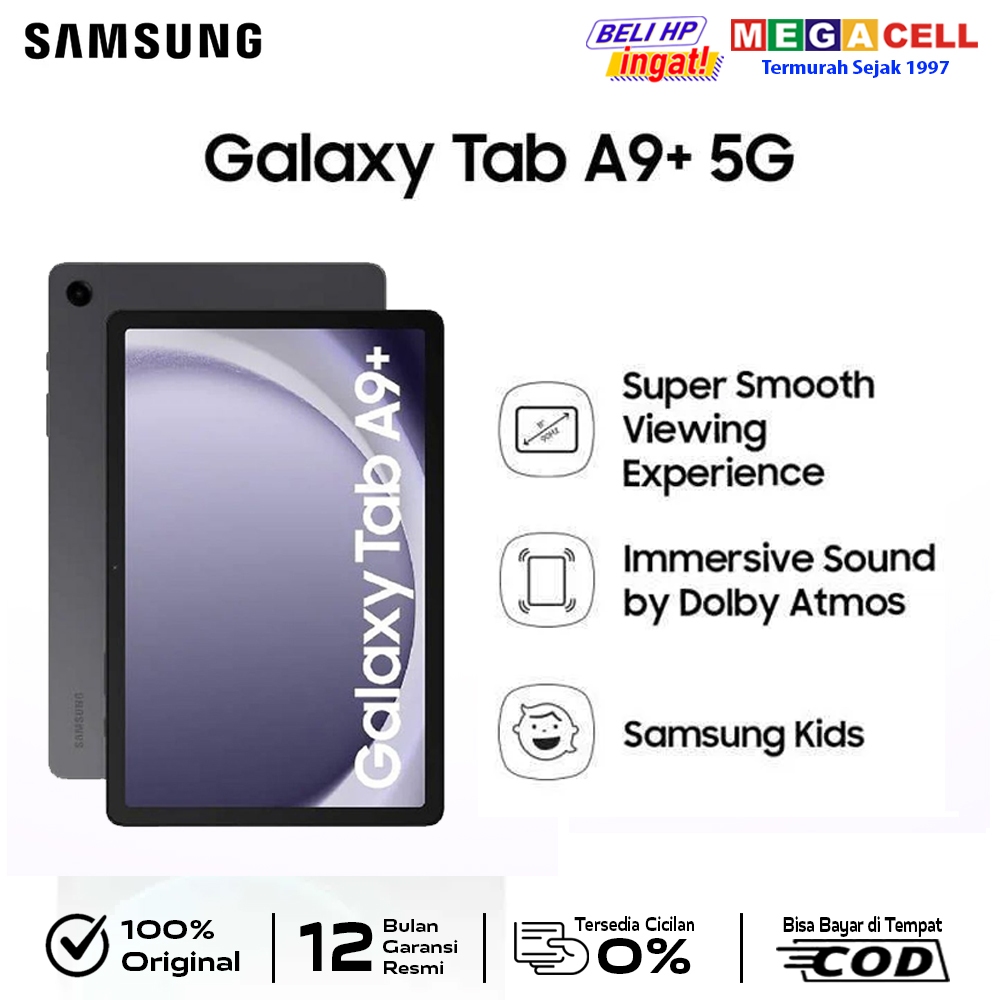 Jual Samsung Galaxy Tab A9 Plus 5G 8/128GB - GARANSI RESMI SEIN | Shopee Indonesia