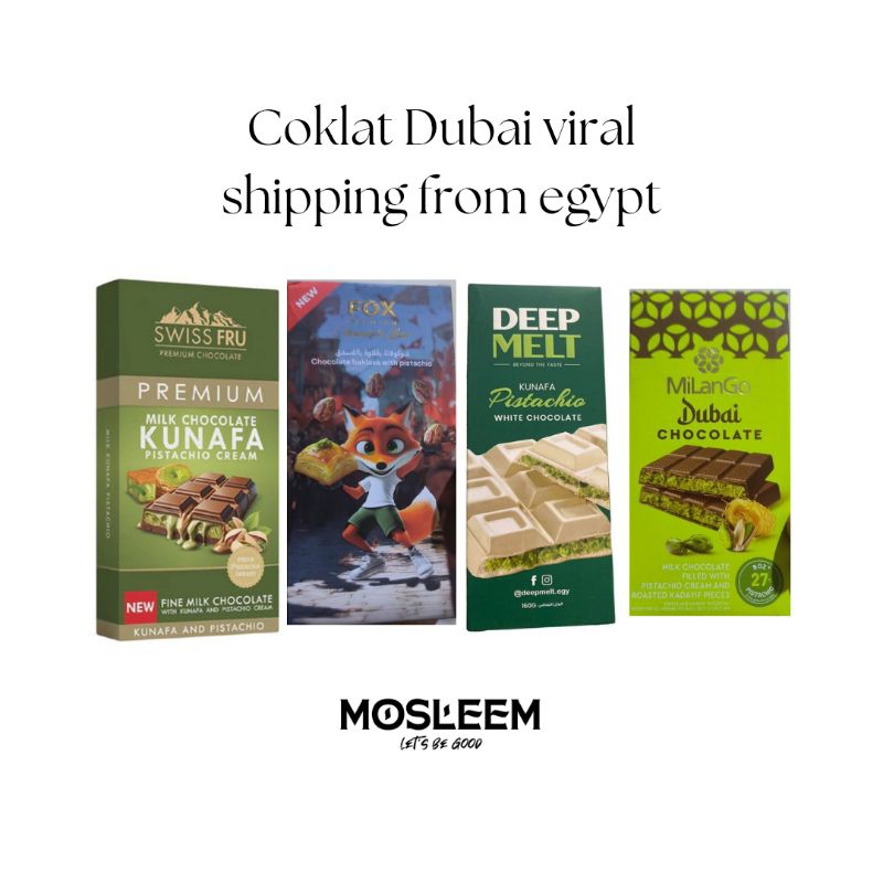 Jual coklat Dubai (shipping from egypt) | Shopee Indonesia