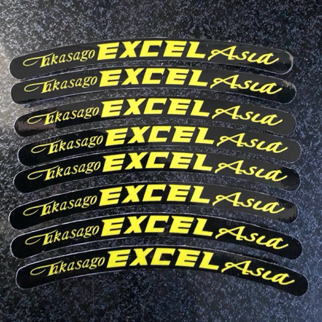 Jual stiker velg takasago excel velg custom sticker supermoto velg ...
