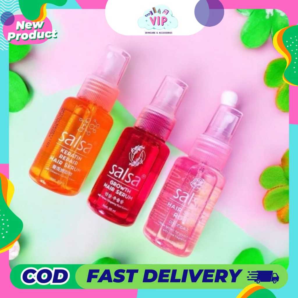 Jual VIP - SALSA Healthy Hair Serum - Vitamin Rambut Spray - Hair ...