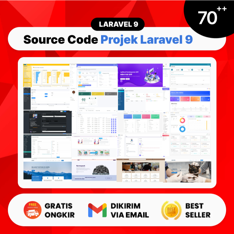 Jual 70++ Source Code Laravel 9 Projek/Aplikasi Website | Shopee Indonesia