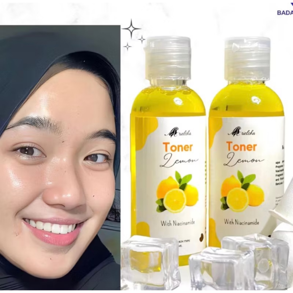 Jual BPOM TONER PELICIN EKSTRAK LEMON 60ML | TONER GLOWING CERAH ...