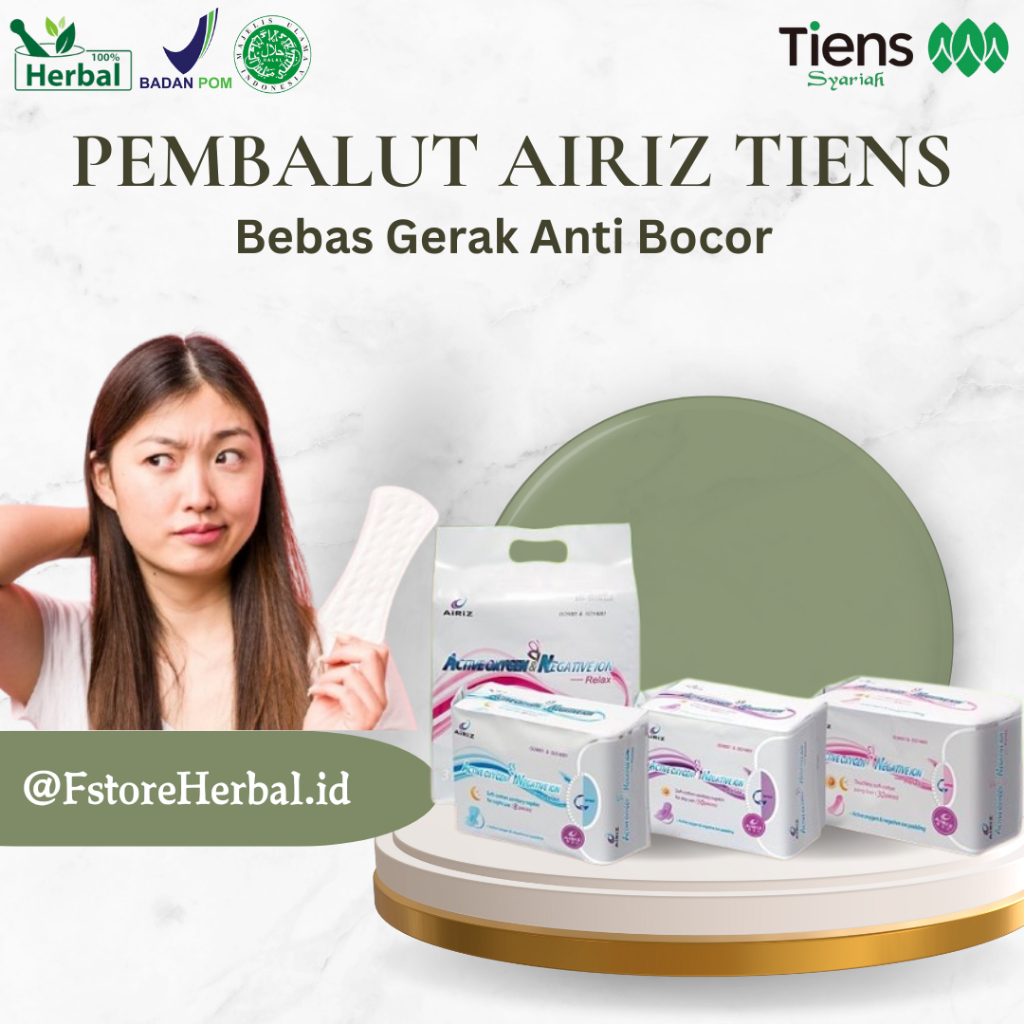 Jual Airiz Pembalut Herbal Anti Keputihan dan Anti Kanker Serviks ...